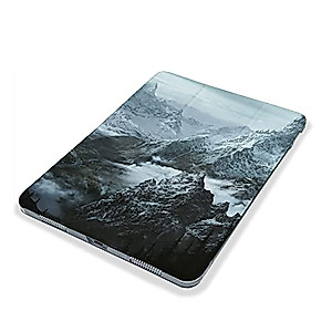 Cute Winter Mountain Nature case Compatible with iPad Mini Air Pro 7.9 8.3 9.7 10.2 10.9 11 12.9 inch Pattern Cover New 2022 2021 Trifold Stand 3 4 5 6 7 8 9 Generation 251 (9.7" iPad Air 1/2)