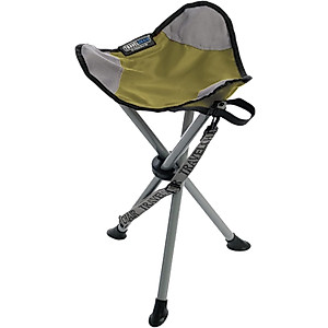TravelChair Slacker Chair, Portable Tripod Chair for Outdoor Adventures, Green (1389VG)