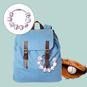 Xuvrir Bag Charms for Bogg Bag Accessories,Baseball Accessories Charm, Keychain Bag Charm For Beach Tote Backpack Diaper Bag (baseball)