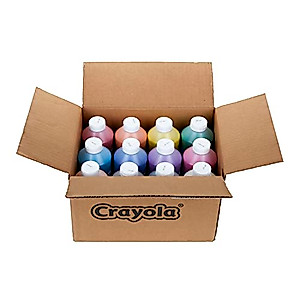 Crayola Washable Paint, 12 Count, Kids Non Toxic Paint Set, School Supplies, Assorted Colors, 16 Oz