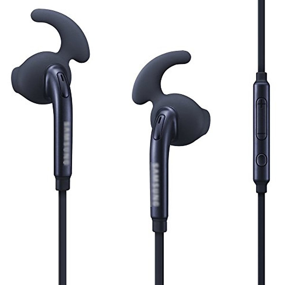 Samsung Eargel Earbud Tips Lunies Anti-Slip Soft Silicone Sport Running Earphone Covers for Samsung Galaxy S6 9200 S7 Edge Note 5 Earbuds 4 Pairs Black
