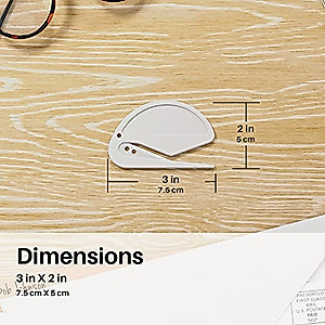 Uncommon Desks Letter Openers - Bulk 12 Pieces - Sharp and Efficient - Open Envelopes with Ease (Mixed Colors, 12 Pieces)