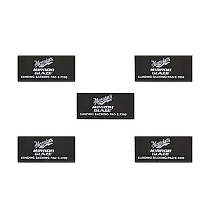 5 X Meguiar's E7200 Mirror Glaze High-Tech Backing Pad