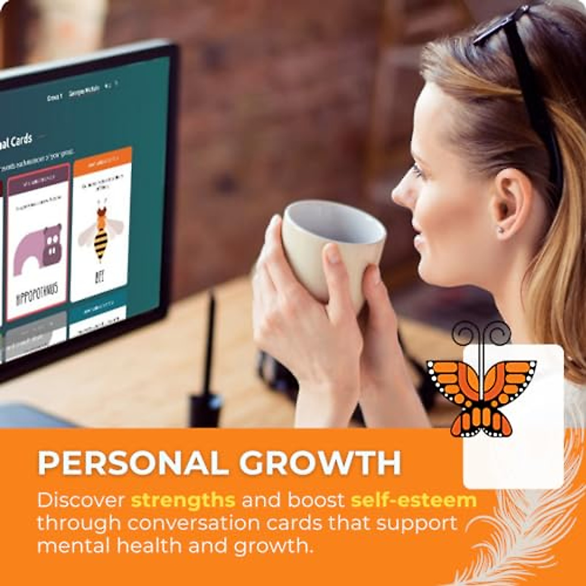 Totem: Self-Esteem & Family Bonding Game Ages 8+ - Therapy Games for Kids, Teens, Adults, Counselors - Team Building Games for Work - Group Therapy Conversation Cards for Mental Health