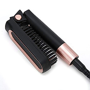 Folding Hair Straightener Comb 3 Gears Temperature Massage Straightening Comb 100-240V[US], Electric Hair Straightener Comb Chemical Hair StraightenersHair Perms, Relaxers-Texturizers