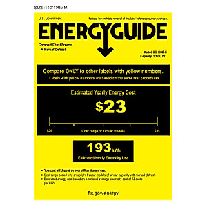 Watoor 3.5 Cu Ft Chest Freezer - Super-Low Temperature - 2 Removable Baskets - Electronic Control 14℉ to -40℉- Red