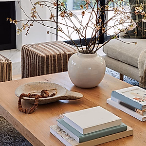 LITFAD Nordic Style Rectangle Coffee Table Solid Wood Cross Legs Cocktail Table Pine Living Room Table Hotel Homestay Log Tea Table - 63" L x 27.5" W x 18" H