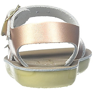 Saltwater by Hoy Baby-Girl's Sun-San Sea Wee-K Flat Sandal, Rose Gold, 2 M US Infant