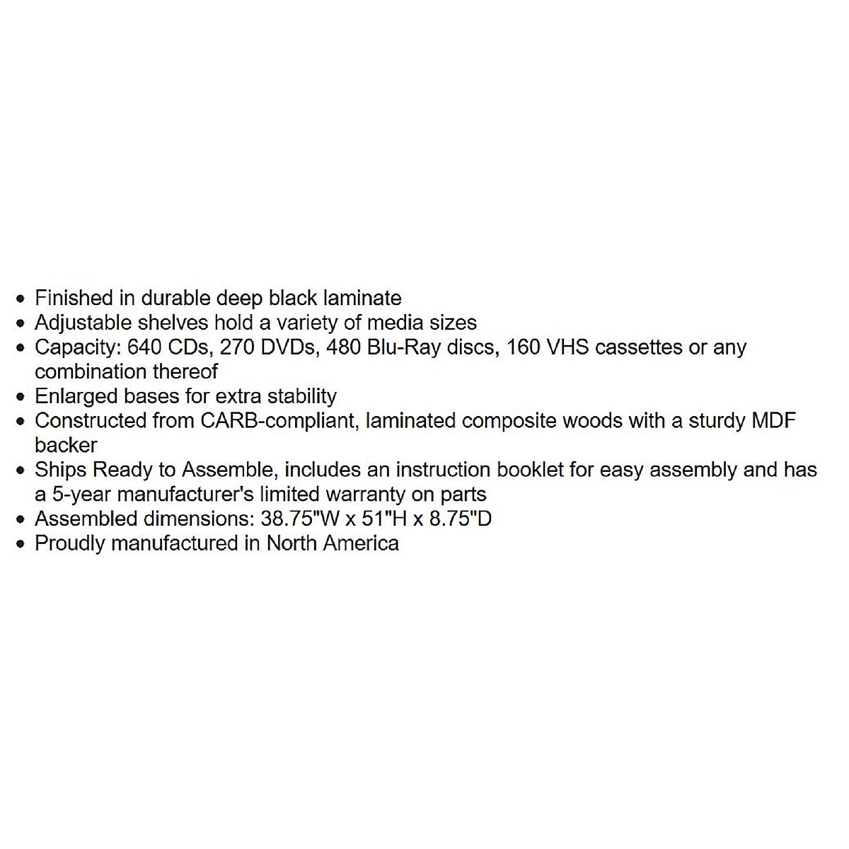 Prepac Double Width Wall Storage, Oak and Black