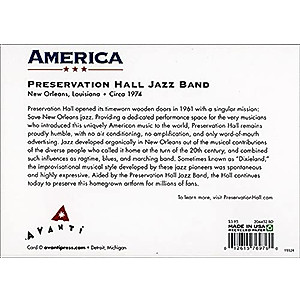 Avanti Press Preservation Hall Jazz Band America Collection Birthday Card for Him : Man