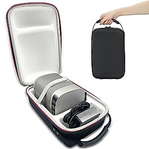 Case for XGIMI MoGo 2 Mini Projector , EVA Hard Storage Pouch Bag for XGIMI MoGo 2 Pro 1080P Portable Projector 360° Protective Travel Carrying Box (Black)