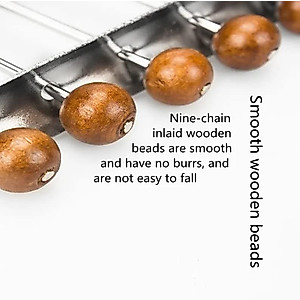 Luban Lock Educational Intellectual Toys, Traditional Brain Teaser, Classical Puzzle Magic Toy, Mind, IQ, and Logic Test and Handheld Disentanglement Games for Kids Teens and Adults. (B)