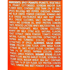 UPF Good & Gather Tex Mex Trail Mix 10 Oz. Spicy Peanuts, Almonds, Salsa Corn Sticks, Sesame Sticks, Chili Bits & Pepitas (1 Pack)