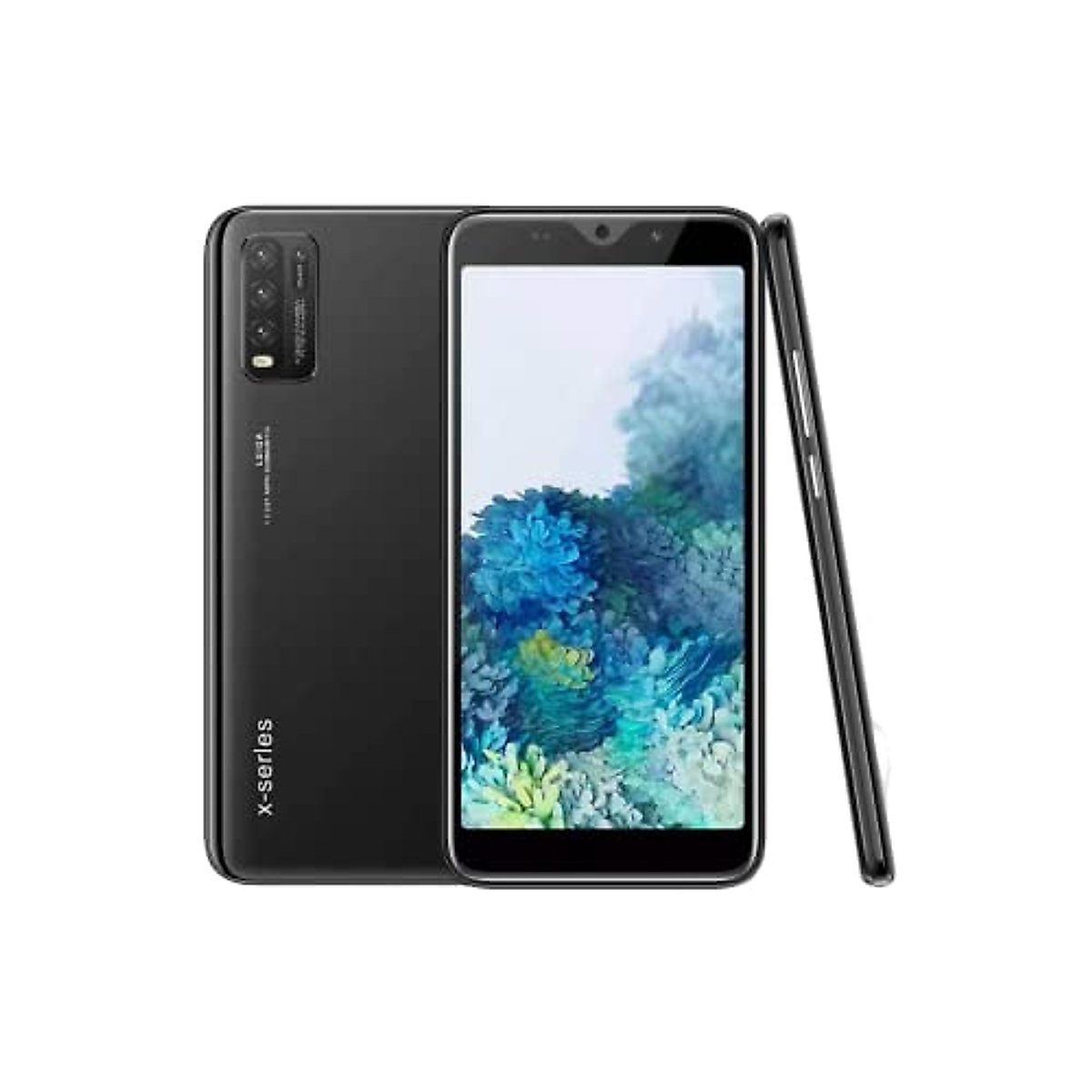 zsddzzy Smartphone，N25 Unlocked Cell Phone，Dual SIM Card，5.72-inch Screen，1GB RAM ，8GB ROM，Front and Rear Cameras，Supports The SIM Card 3GWCDMA：850/2100MHZ(Black