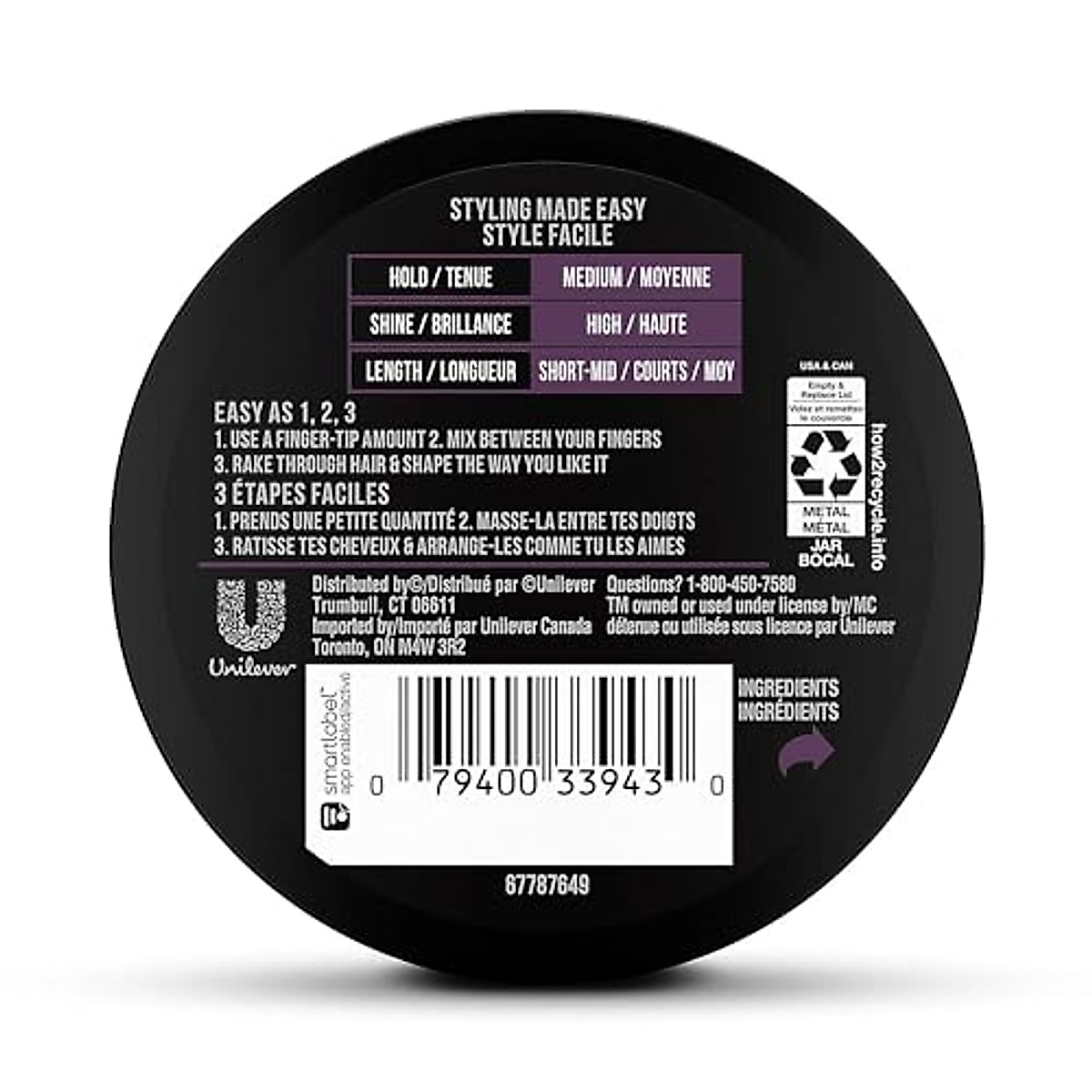 Axe Signature Clean-Cut Look Pomade 2.64 oz (5 Pack)