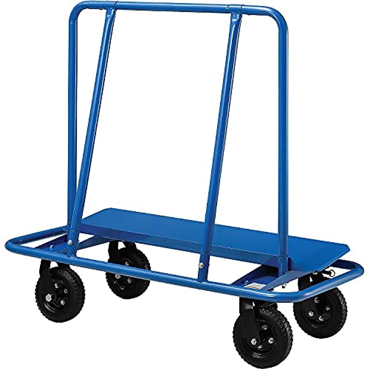Global Industrial Sheet Rock Drywall Cart 8" No Flat Wheels 2400 Lb. Capacity, 47-1/2"L x 21-1/2"W x 46-1/4"H