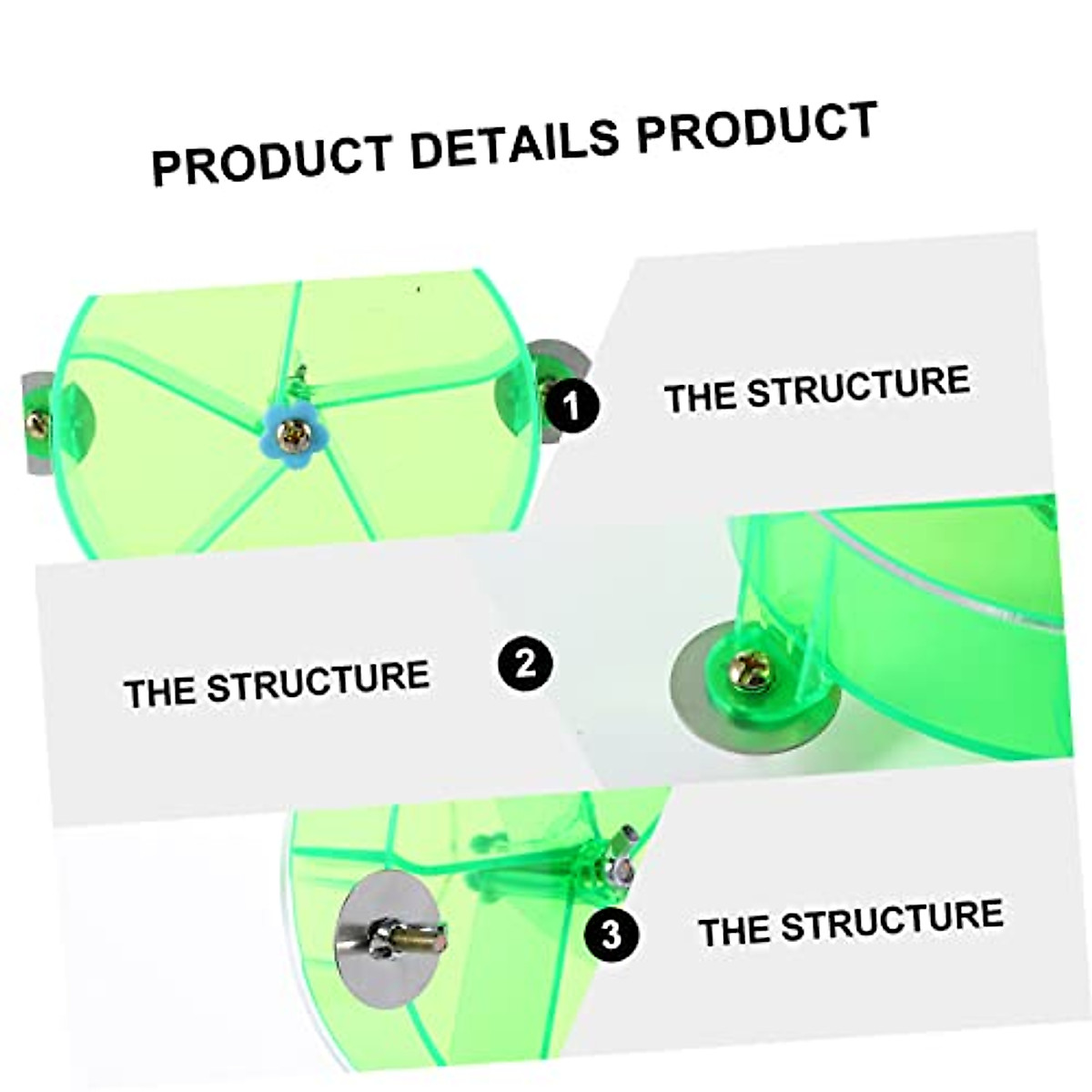 Mipcase System Accesssories Wheel Feeder Cages Creative Parakeet Rotate for Puzzle Conure Parrots Feeding Training Toy Rotating Feed Shredder Case Bird Storage Foraging Parrot Cockatiel