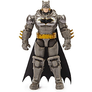 DC Batman 2020 Batman Heavy Armor Light Gray with Gold Belt 4-inch Action Figure by Spin Master