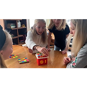 ROO GAMES Kaboom Blocks - Fast-Paced Matching and Building Game - for Ages 7+ - Board Game for Kids - Match and Build The Pattern Before The Board Pops!