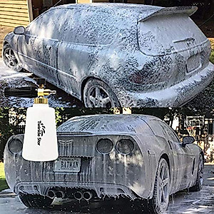 Twinkle Star Foam Cannon Snow Foam Lance with 1/4" Quick Connector, 5 Nozzle Tips for Pressure Washer Gun