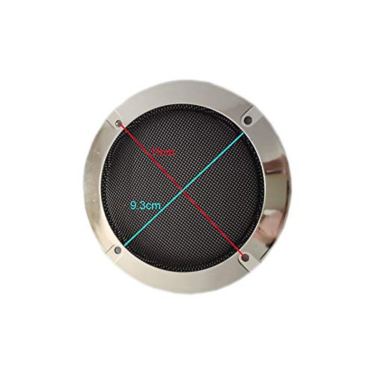 1 Set Square 8ohm 5W Speaker with Silver Speaker net for DIY Arcade Game