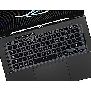 Keyboard Cover for ASUS ROG Zephyrus G14 GA402 2023 2022, Zephyrus M16 GU604 GU603, ROG Zephyrus G15 GA503 & Zephyrus G16 GU603, TUF Dash F15, ROG Zephyrus G14 GA402 2023 Keyboard Skin - Black