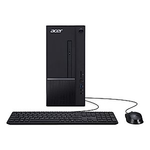 Acer Aspire TC-866-UR11 Desktop, 9th Gen Intel Core i5-9400 6-Core Processor, 8GB 2666MHz DDR4, 512GB SSD, 8X DVD, 802.11ac WiFi 5, USB 3.1 Type C, Windows 10 Home
