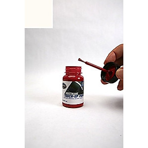 ColorRite Two-Ounce Bottle Automotive Touch-up Paint for Volvo S60 - Ice White 614 - Color+Clearcoat Package