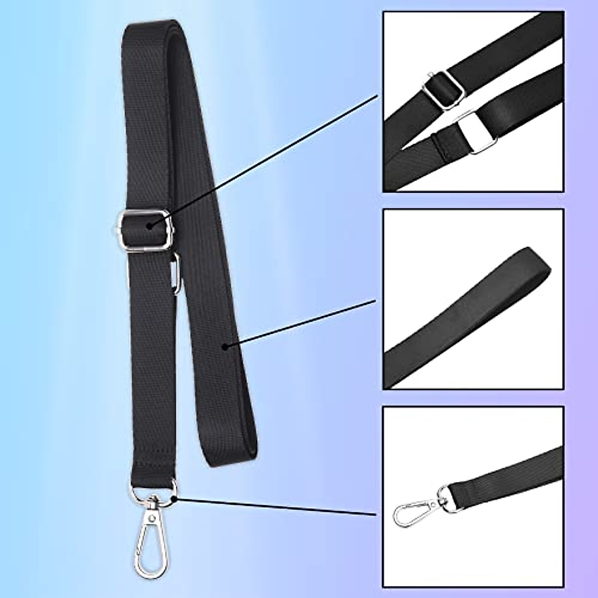 Eco-Fused Phone Straps - 3X Adjustable Neck, Wrist Strap and Stretchy Tether with Phone Pads - Universal Lanyards Holds All Smartphones with Full Coverage Cases