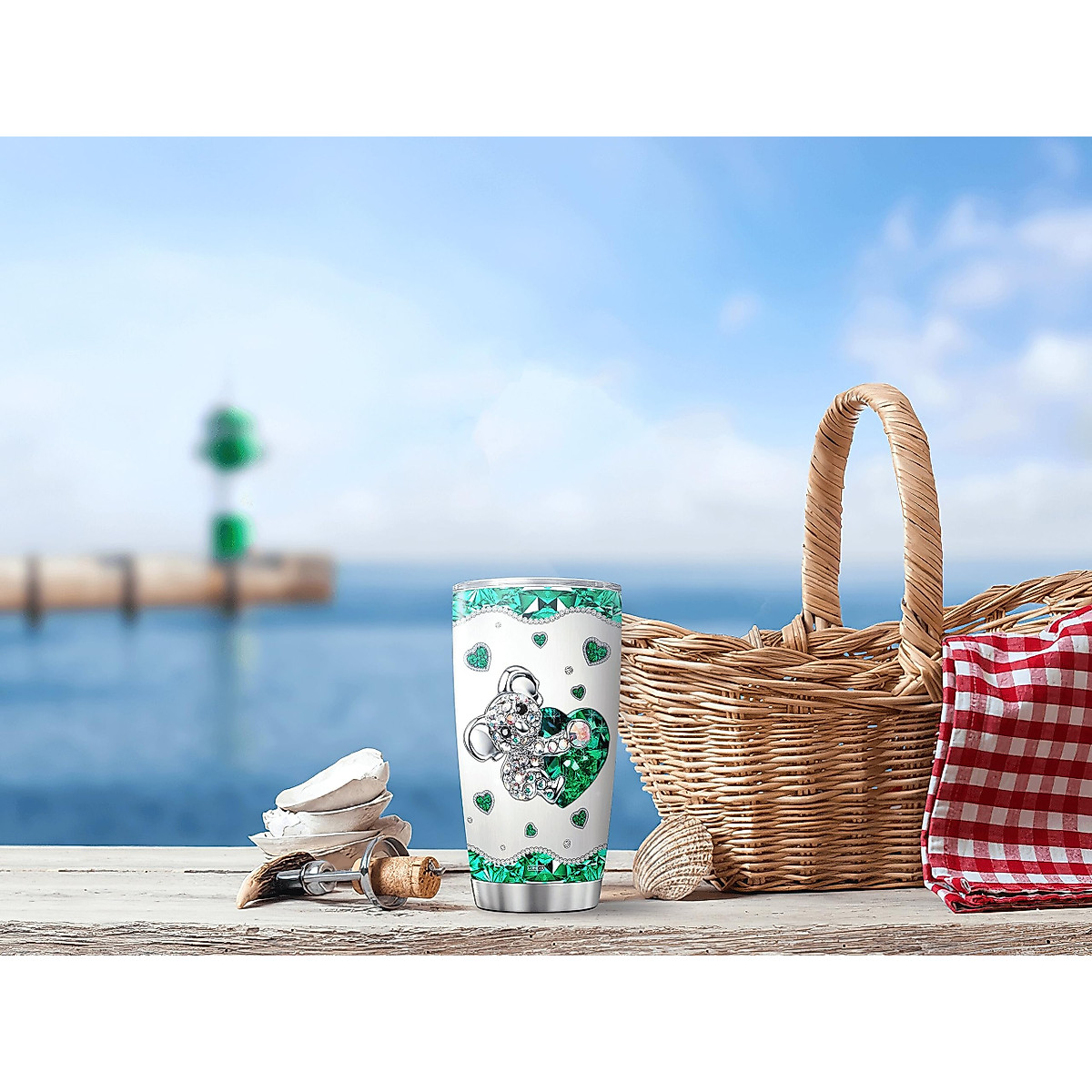 Personalized Coffee Tumblers Koala Travel Mugs For Adults Kids Custom Name Personal Double Walled Insulated Drinking Tea Cup Birthday Gifts, Tumbler 20 oz/30 oz Stainless Steel, Durable Insulated