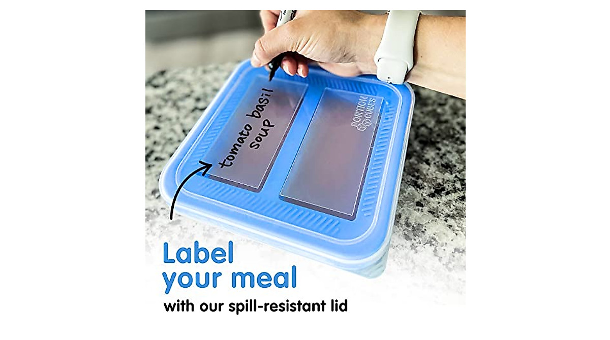 PORTION CUBES Freezer Tray for Perfect Meal Portions