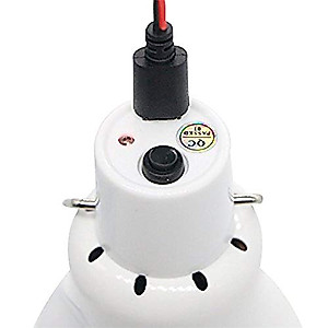 Szyoumy Solar Powered Led Light Bulb Portable Led Solar Lamp Spotlight with 0.8W Solar Panel for Outdoor Camping Tent Fishing Lighting(Used 5-6hours)