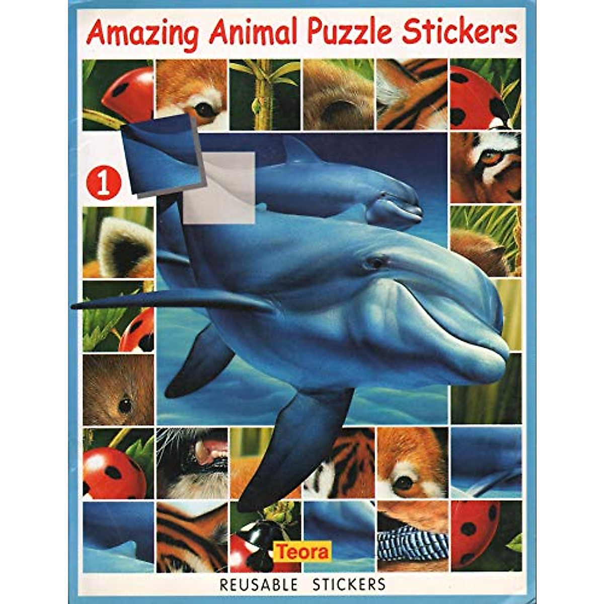 3 PACK Amazing Animal Puzzle Stickers 1,2 & 3