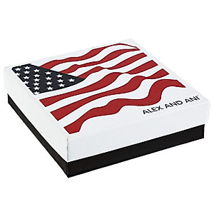 Alex and Ani Collaborations Expandable Bangle for Women, Team USA Tennis Duo Charms, Shiny Silver Finish, 2 to 3.5 in