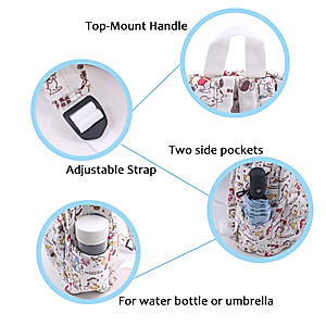 FINEX Snoopy White Canvas Casual Daypack with 15 in Laptop Storage Compartment