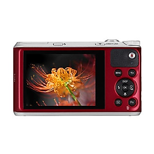 Samsung WB350F 16.2MP CMOS Smart WiFi & NFC Digital Camera with 21x Optical Zoom, 3.0" Touch Screen LCD and 1080p HD Video (Red)