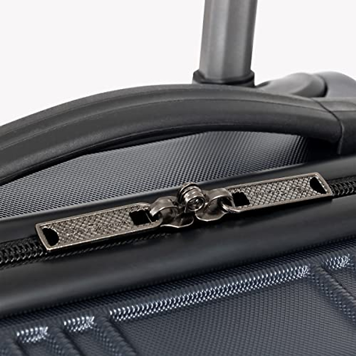 Ben Sherman Nottingham Lightweight Hardside 4-Wheel Spinner Travel Luggage, Naval, 28-Inch Checked