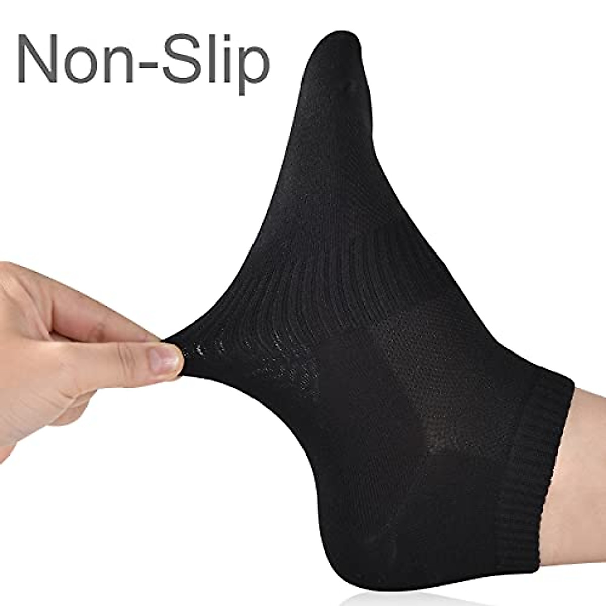 Cozi Foot 10 Pairs Women Ankle Socks Athletic Soft Low Cut Socks (Shoe Size: 5-8, C03-Black/White/Gray)