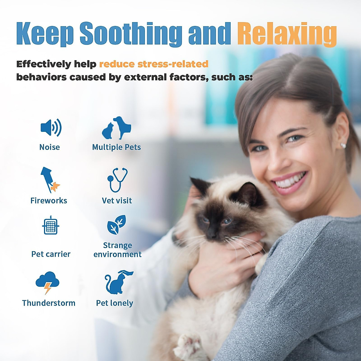 4 Pack Calming Collar for Cats and Kittens,Cat Pheromone Collars for Anxiety Efficient Relieve, Feline Calm Pheromones Collars Cats Stress Relief,Calming Collar for Peeing,Meowing,Fighting,Scratching