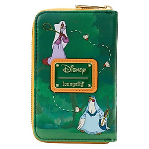 Loungefly Disney Robin Hood Book Zip Around Wallet