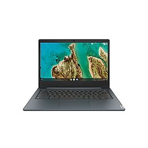 Lenovo Ideapad 3 Chromebook - 14.0" - Intel Celeron N4020-4GB - 64GB eMMC - Abyss Blue - Chrome OS - 82C1002AUS (Bundle with Headset) (Renewed)