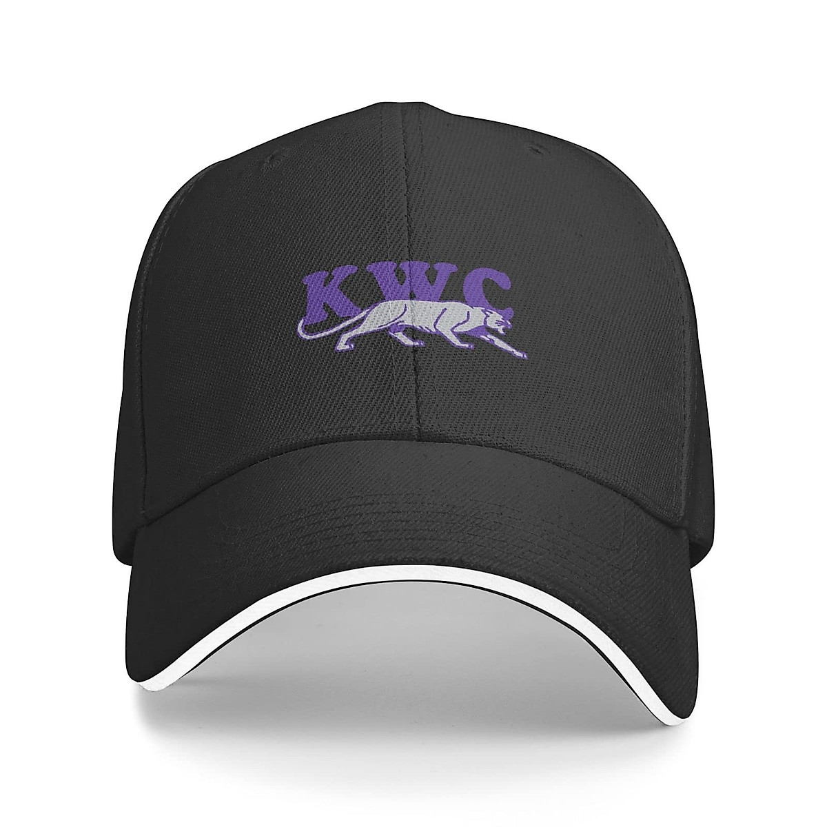 Kentucky Wesleyan College Logo Unisex Casual Sandwich Baseball Cap Adjustable Black