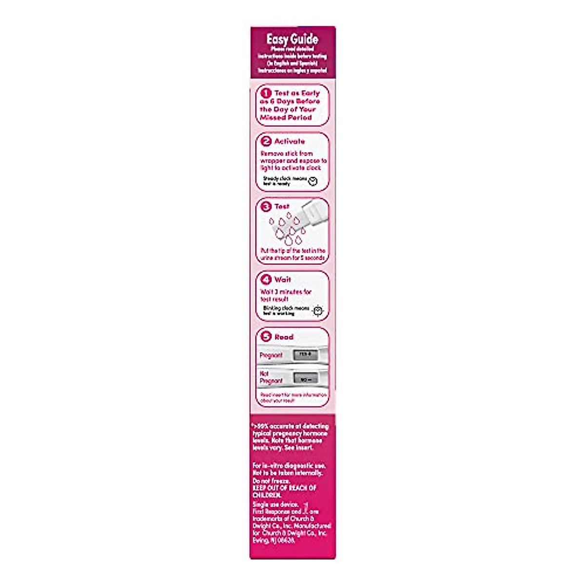 First Response Gold Digital Pregnancy Test, 2 Pack