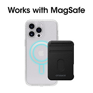 OtterBox iPhone 14 Pro Max (ONLY) Symmetry Series+ Case - Stardust (Clear/Glitter), Ultra-Sleek, Snaps to MagSafe, Raised Edges Protect Camera & Screen