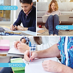 Blue Summit Supplies 3 Ring Binder Dividers with Reinforced Edge, 1/8 Cut Tabs, Letter Size, 3 Hole Punch Section Index Dividers for Binders, White, 96 Pack