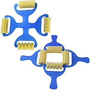 Fycooler Kids' Art Paintbrushes-Kids Paint Brushes Sponge Kits Painting Tool Kit 40Pcs Paint Supplies Painting Brushes Drawing Tools Kits,Children Early DIY Learning Paint Sets for Kids Toddlers