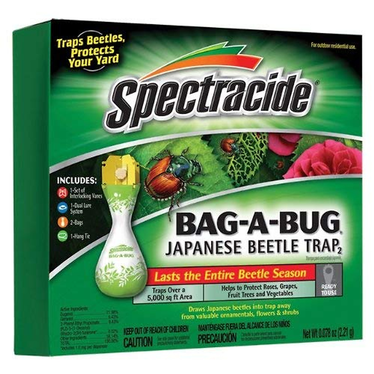 Spectrum Brands Pet Home & Garden 56901 Bag-A-Bug Japanese Beetle Trap Kit - Quantity 12
