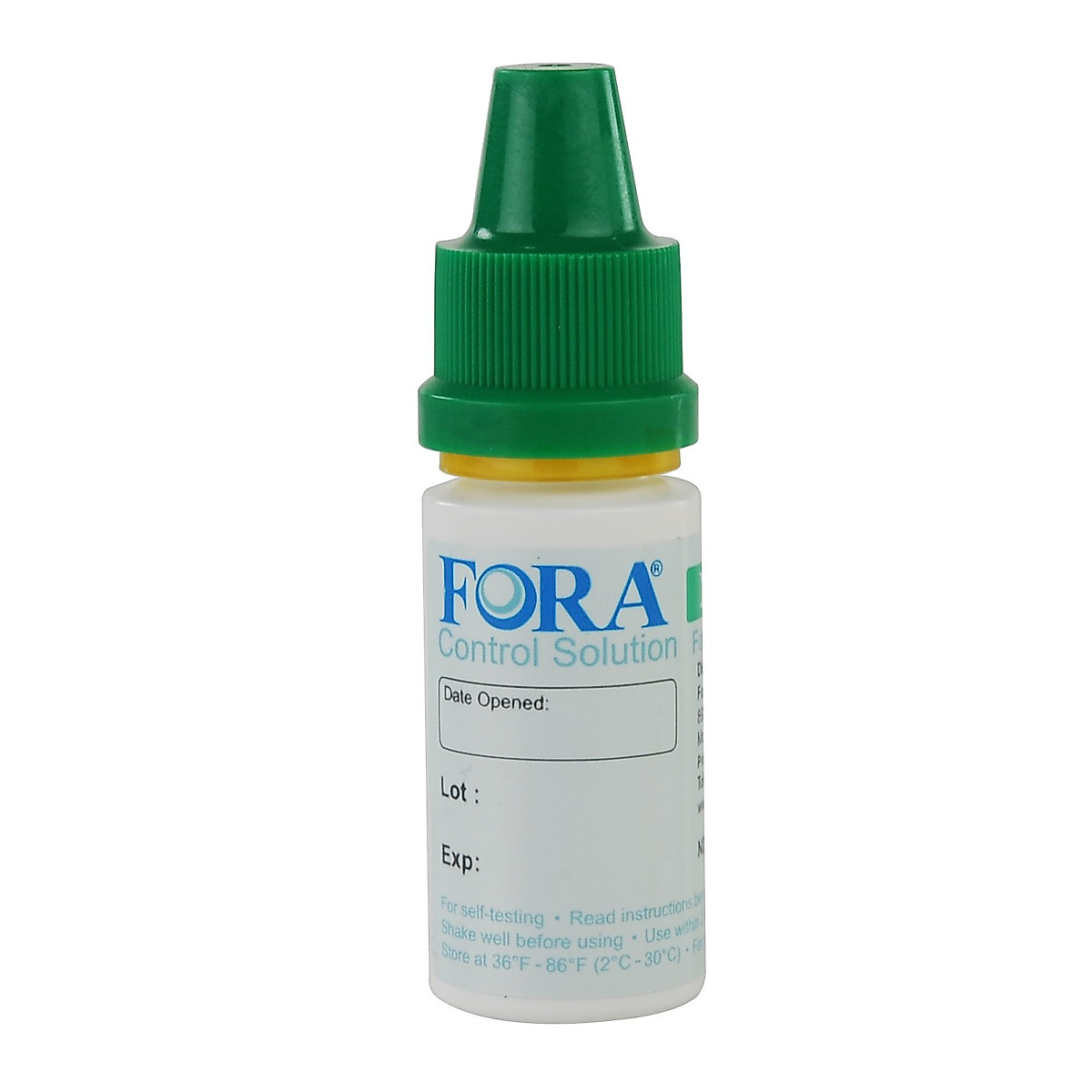 FORA GOD Glucose Normal Control Solution, Compatible with Pro Voice V8 V9
