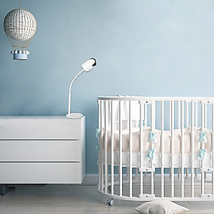 Koroao Baby Monitor Mount,Universal and Flexible VAVA and Hipp Baby Monitor Camera Mount Sturdy Baby Monitor Bracket Compatible with VAVA/Hipp Baby Monitor, No Tools or Wall Damage Required