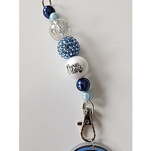 REARVIEW MIRROR HANDMADE BEADED NURSE CAR CHARM - FREE STANDARD SHIPPING